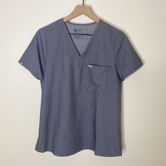 Figs | Tops | Figs Catarina One Pocket Scrub Top Gray | Poshmark
